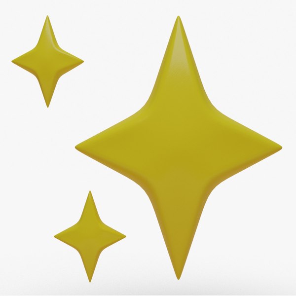 Sparkle Symbol model - TurboSquid 1794836