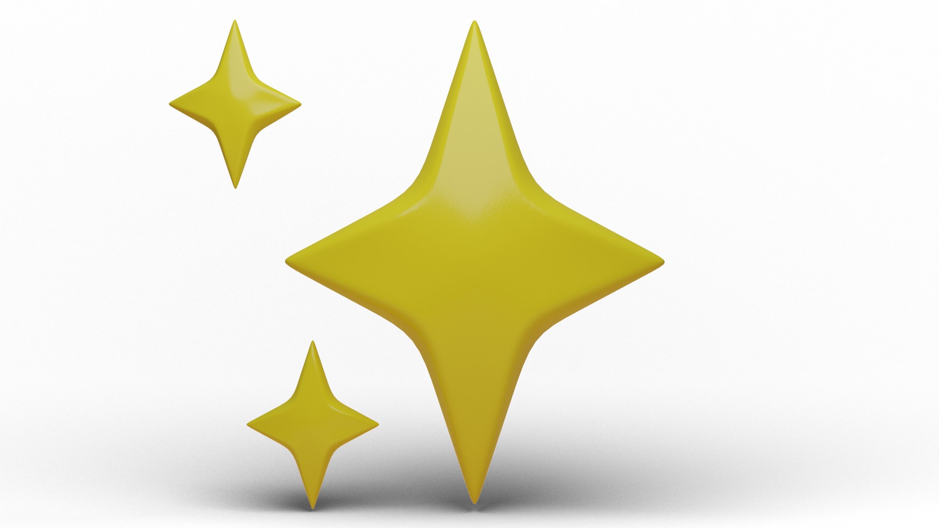 Sparkle Symbol Model - TurboSquid 1794836