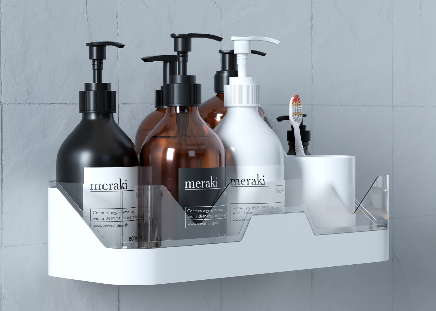 3D Model Bathroom Cosmetics Rack 02 - TurboSquid 2285790