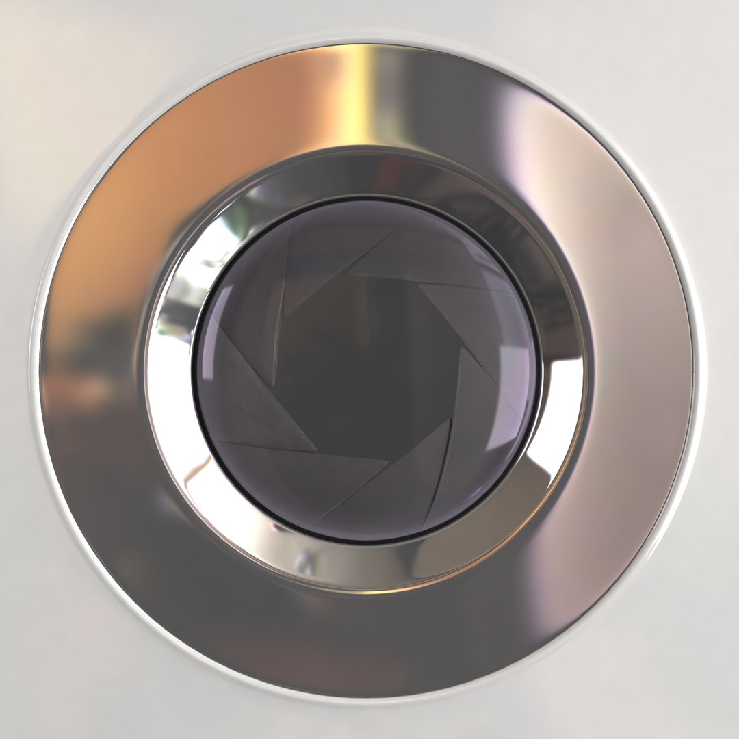 lens opening 3d model