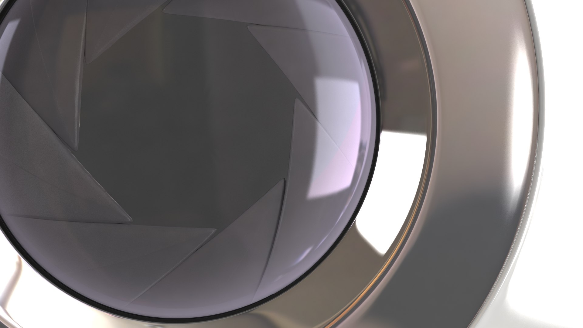 lens opening 3d model