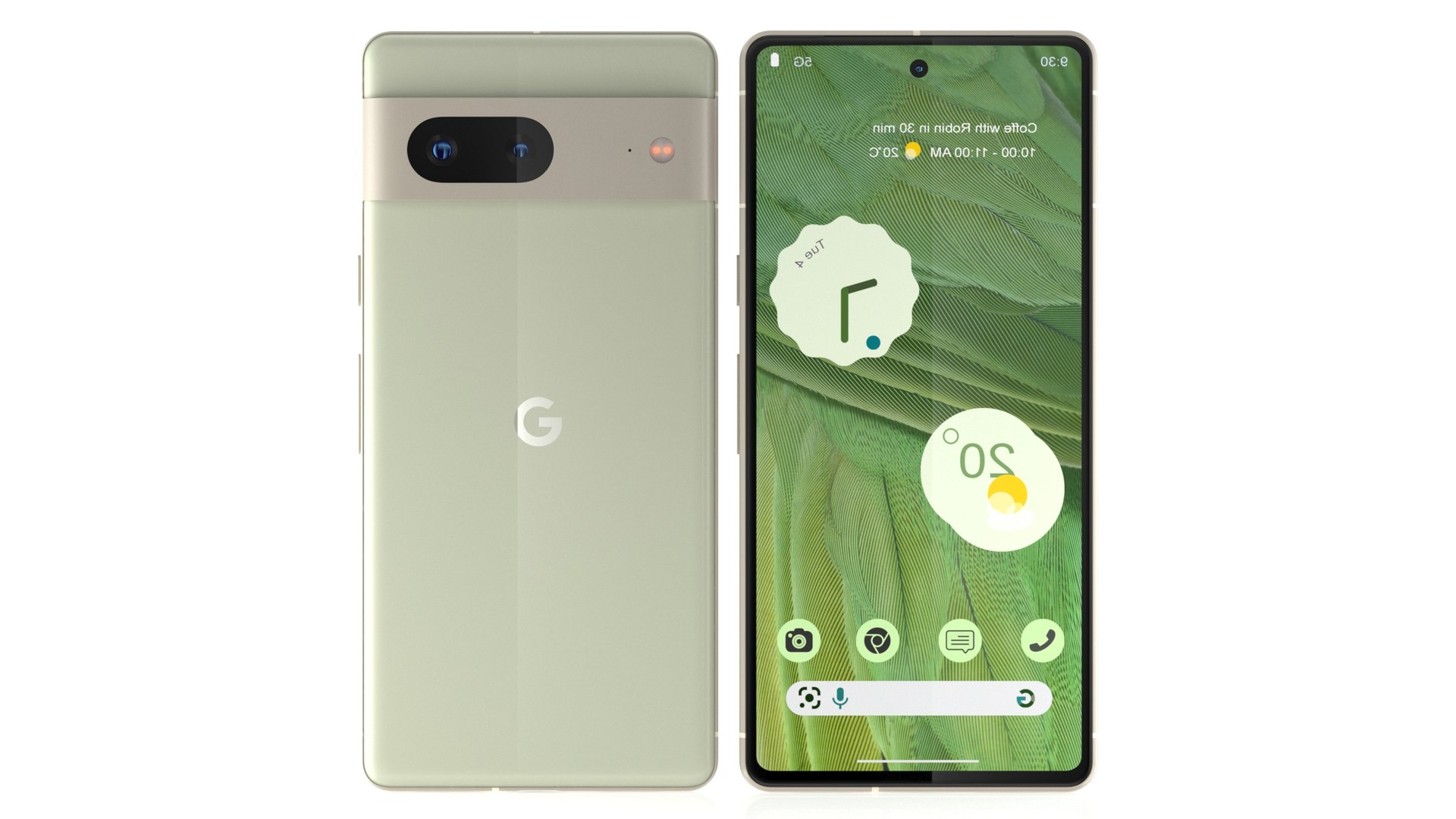 3D Google Pixel 7 Lemonglass - TurboSquid 2100935