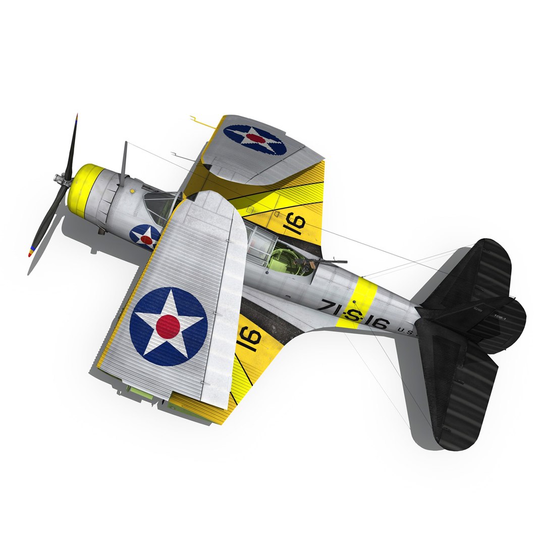 Douglas Tdb-1 Devastator - 3d C4d