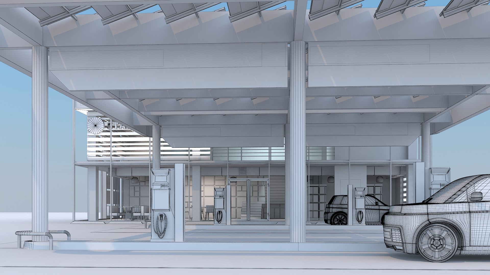 Ev Charging Station Model - TurboSquid 1209098