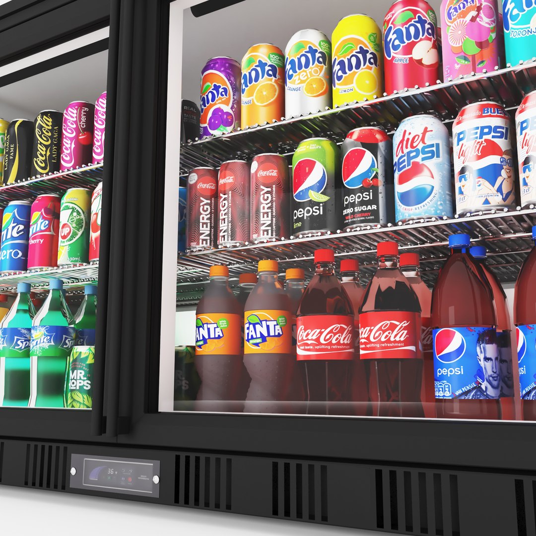 3D Soft Drink Display LB20 Model - TurboSquid 2070230