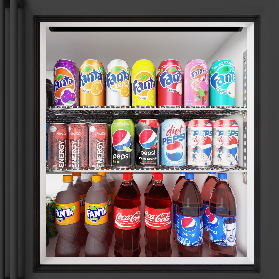 3D Soft Drink Display LB20 Model - TurboSquid 2070230