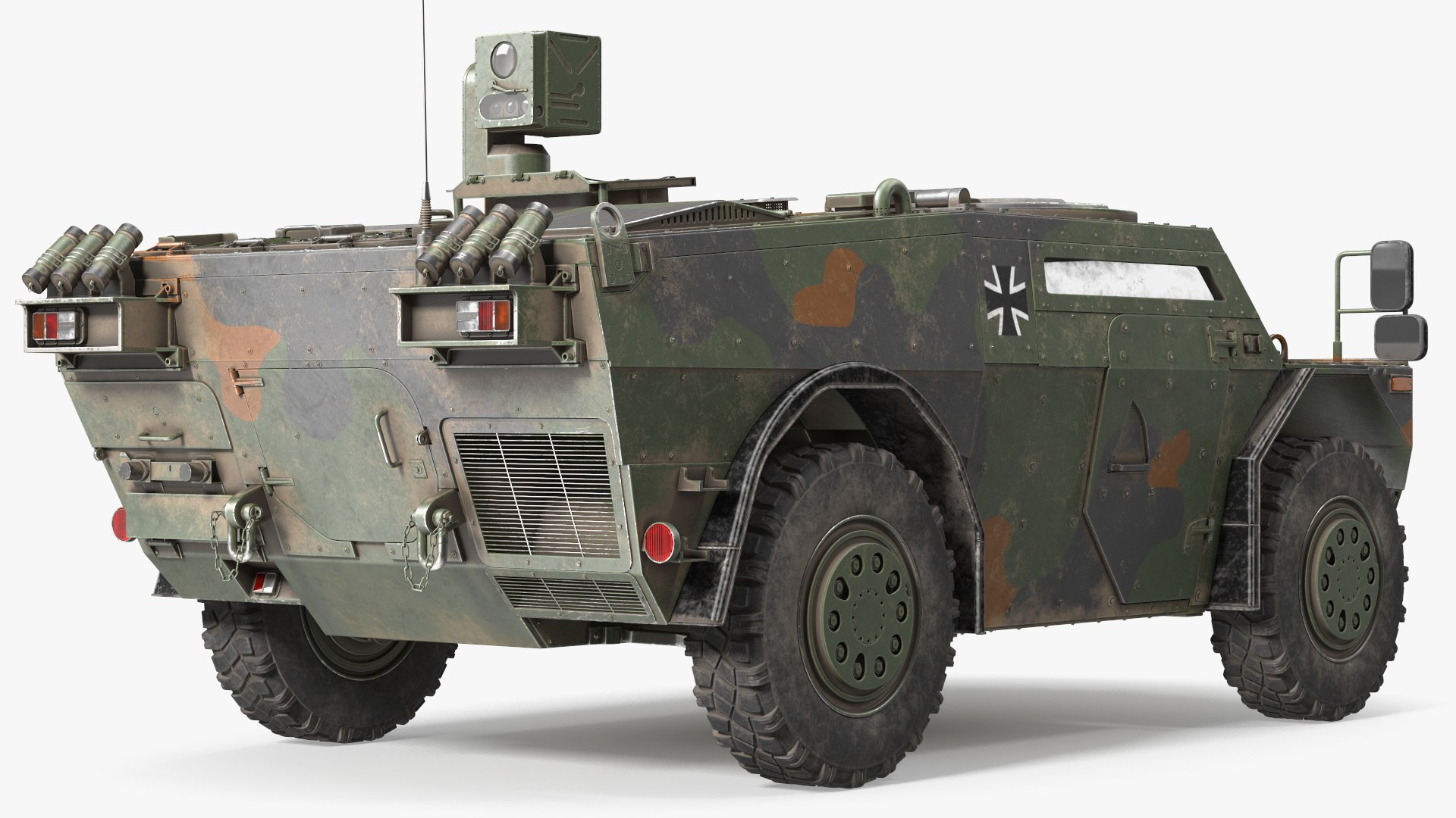 fennek german reconnaissance vehicle 3d model