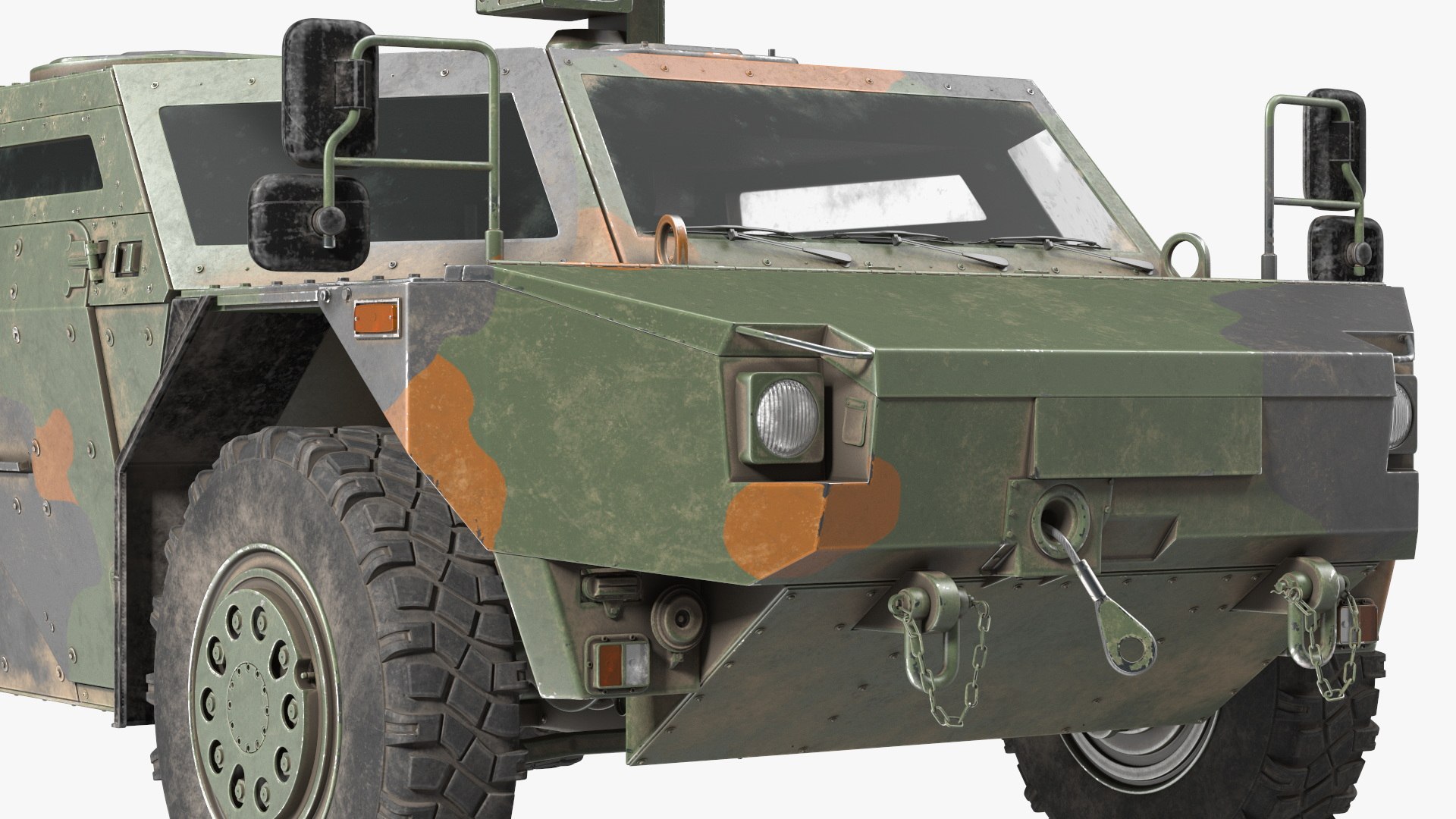 fennek german reconnaissance vehicle 3d model