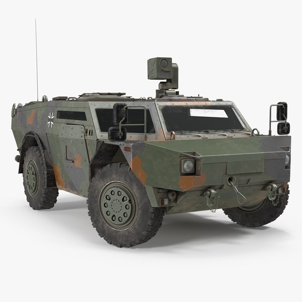 fennek german reconnaissance vehicle 3d model