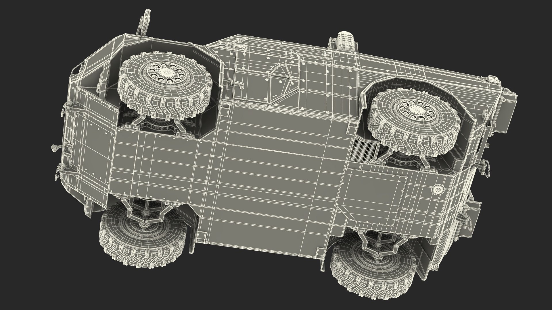 fennek german reconnaissance vehicle 3d model