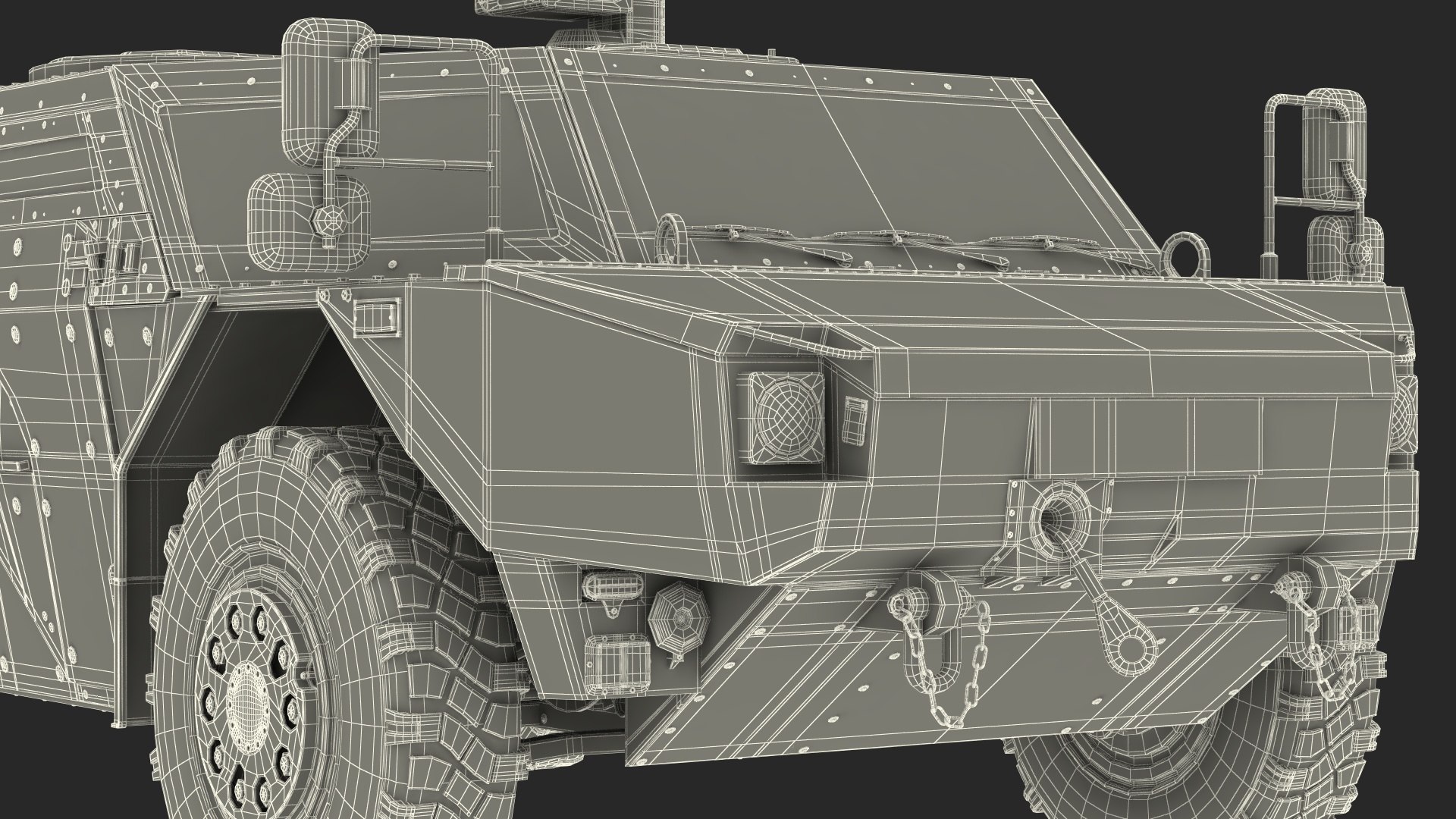 fennek german reconnaissance vehicle 3d model