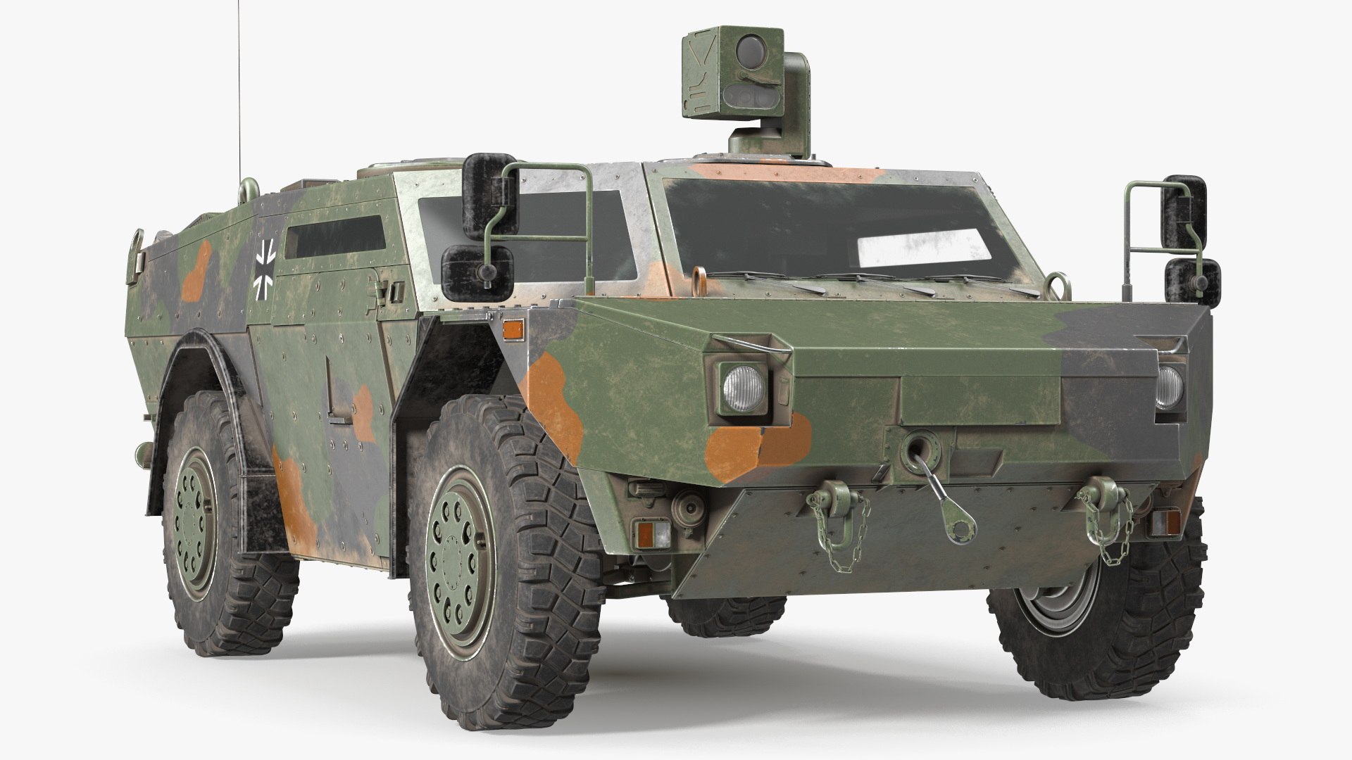 fennek german reconnaissance vehicle 3d model