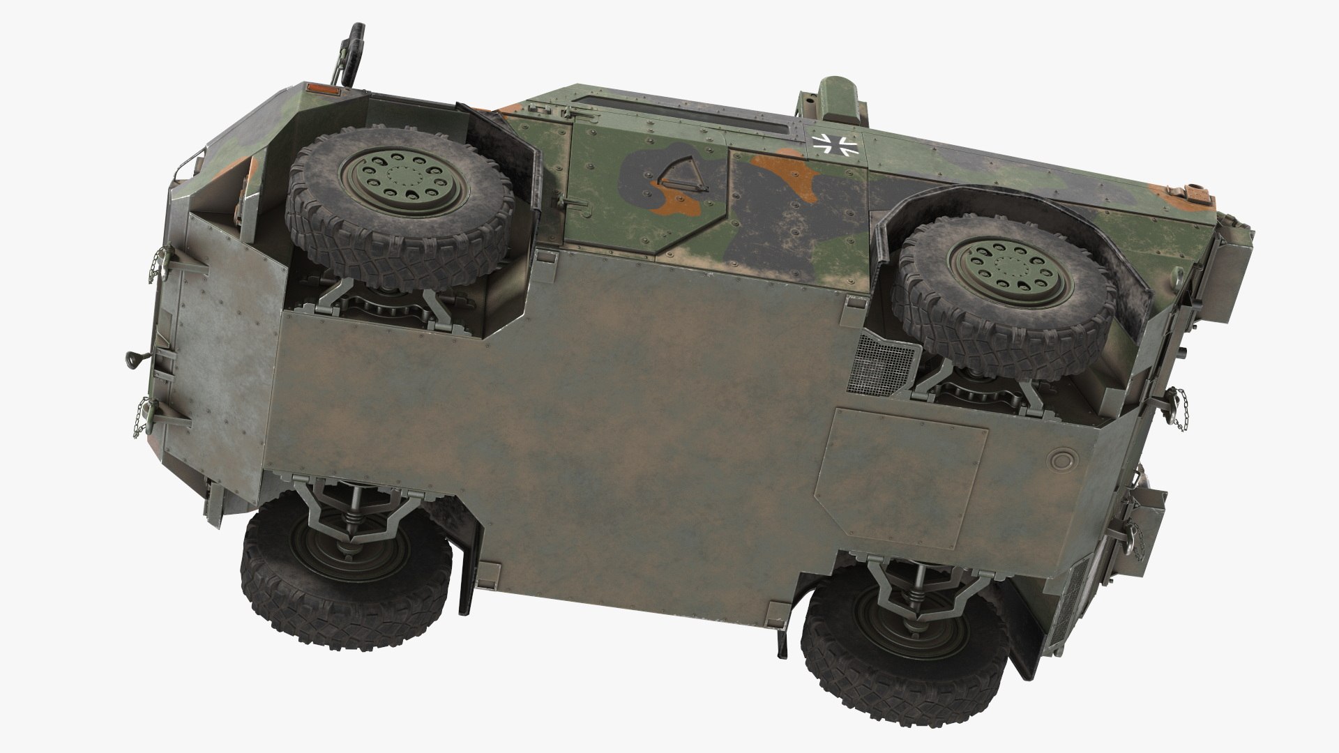 fennek german reconnaissance vehicle 3d model