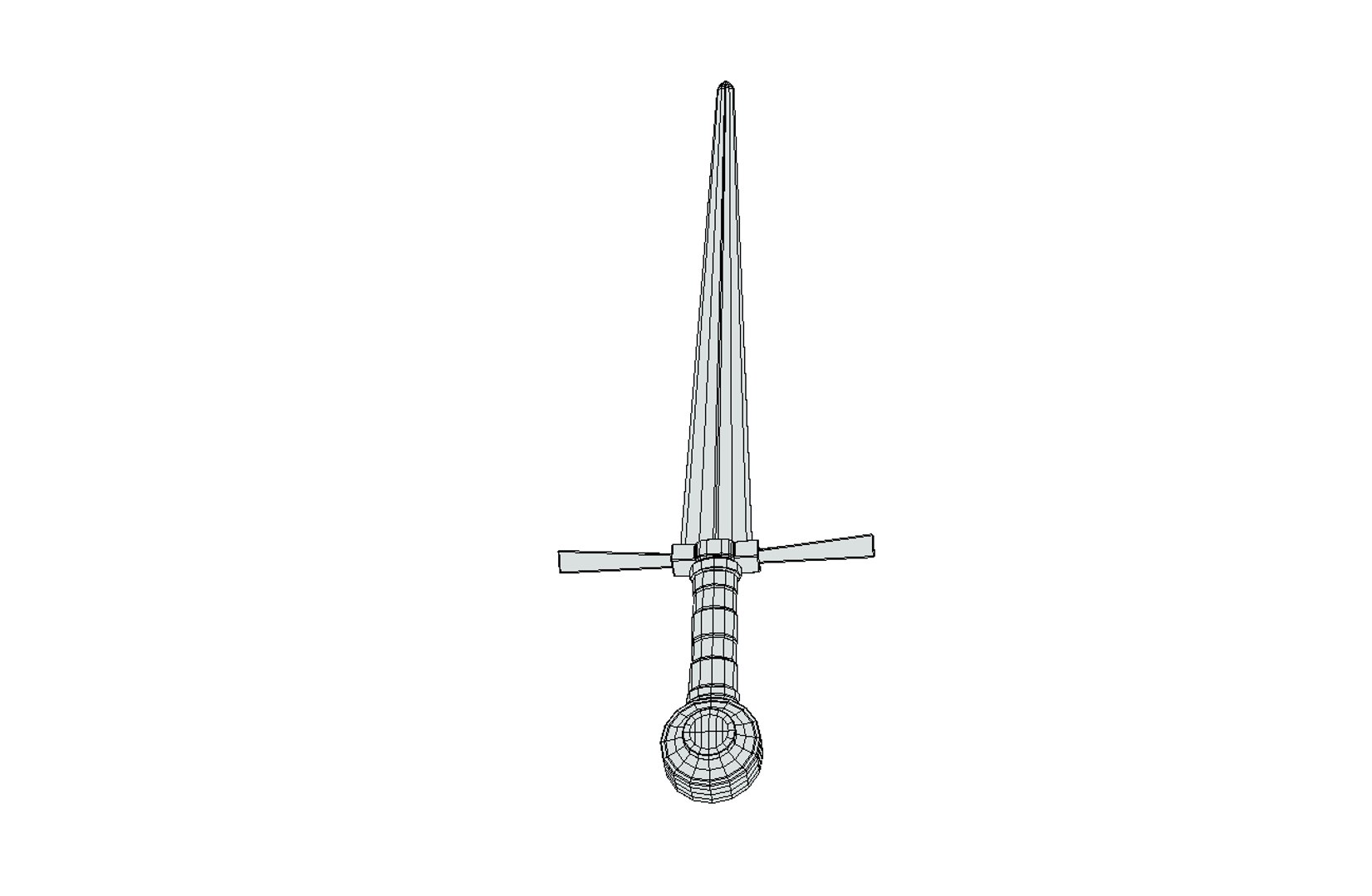 Medieval Broadsword Realistic 3D Model - TurboSquid 1700087
