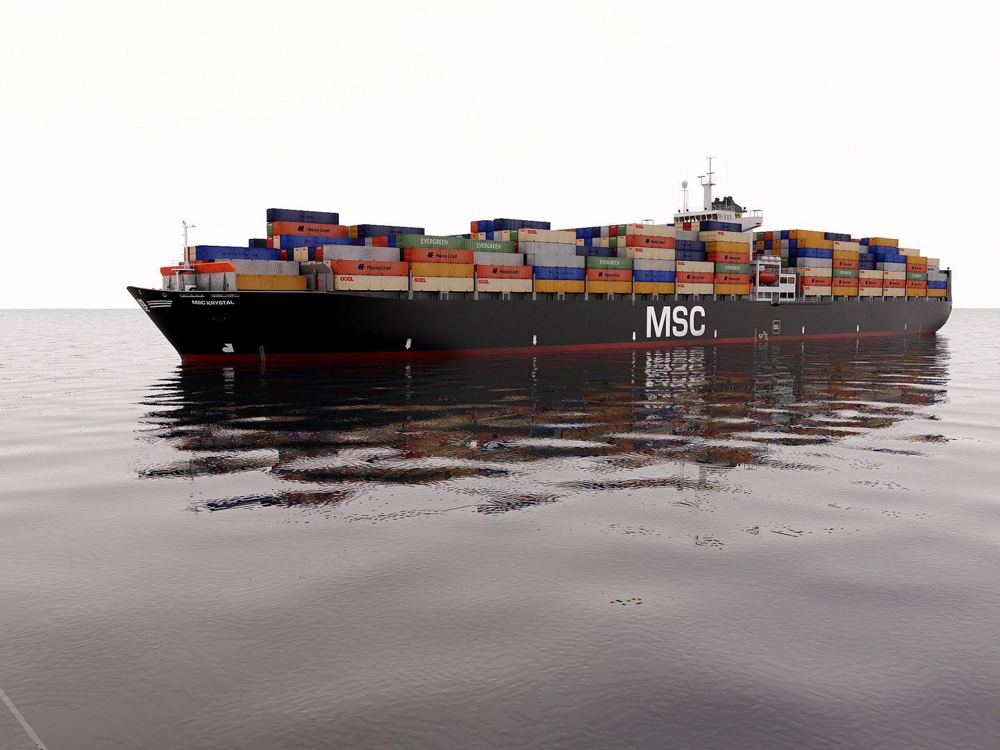 3D Cargo Container Ship 300m - TurboSquid 2281995