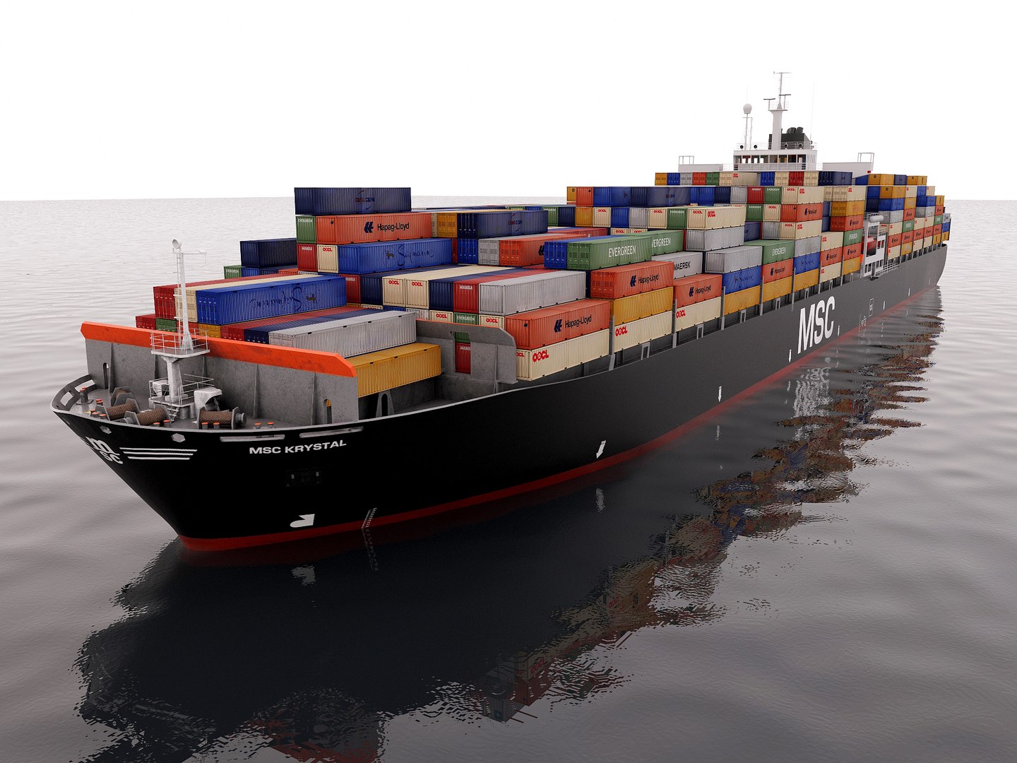 3D Cargo Container Ship 300m - TurboSquid 2281995