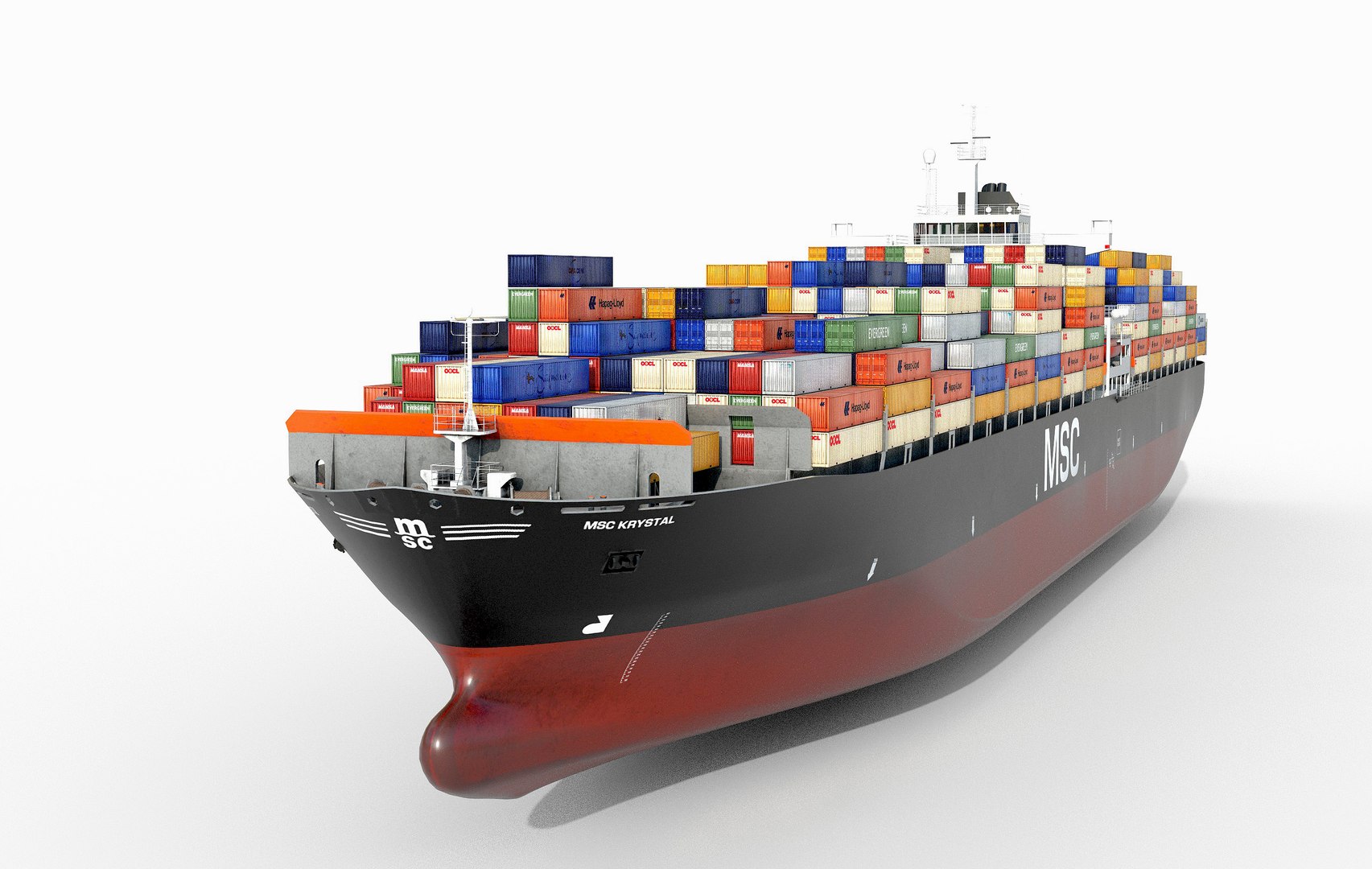 3D Cargo Container Ship 300m - TurboSquid 2281995