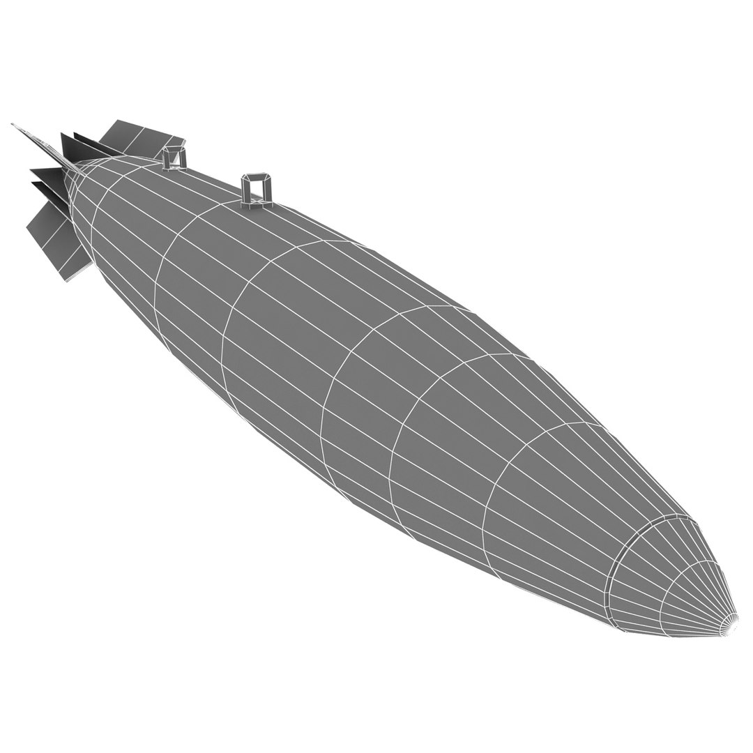 Aircraft Bomb Mk-81 Snakeye 3d Max