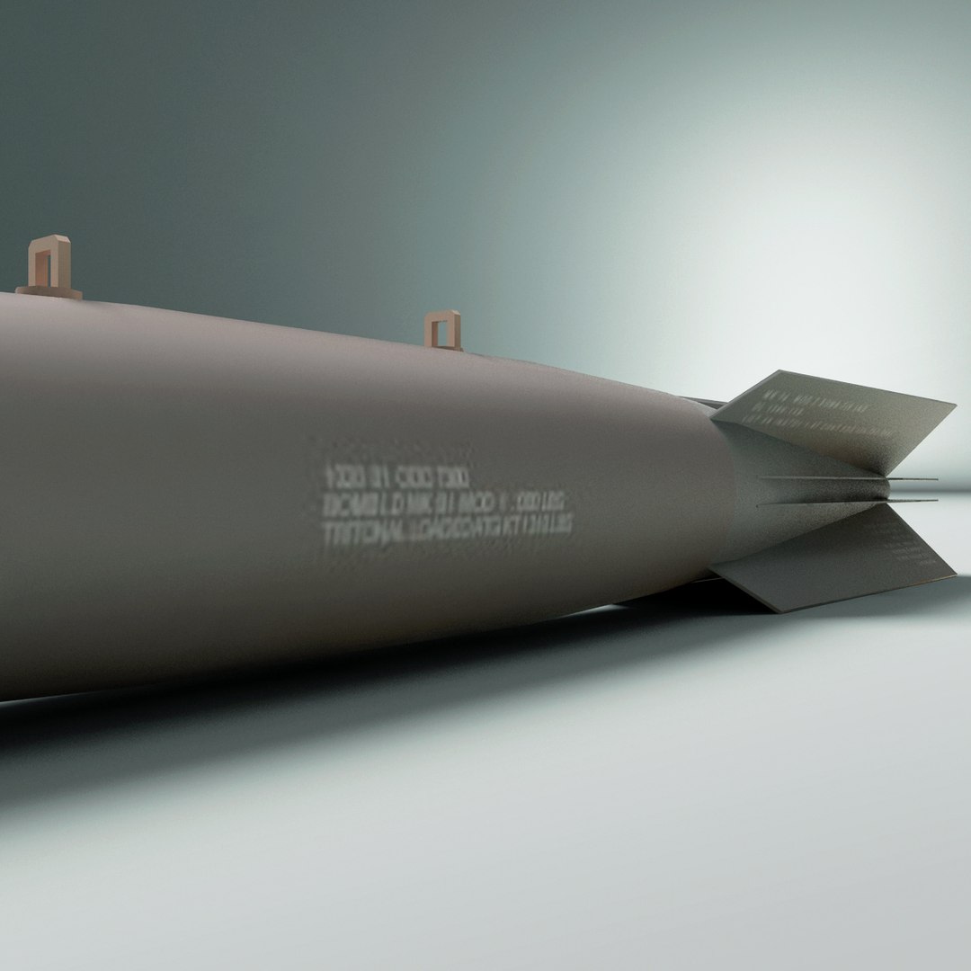 Aircraft Bomb Mk-81 Snakeye 3d Max