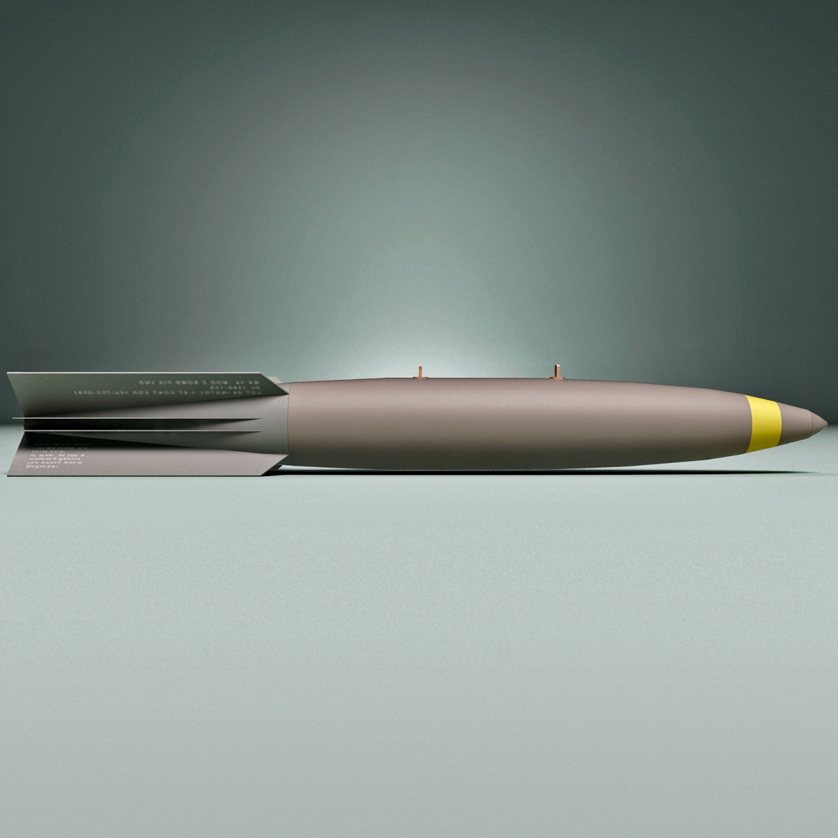 aircraft bomb mk-81 snakeye 3d max