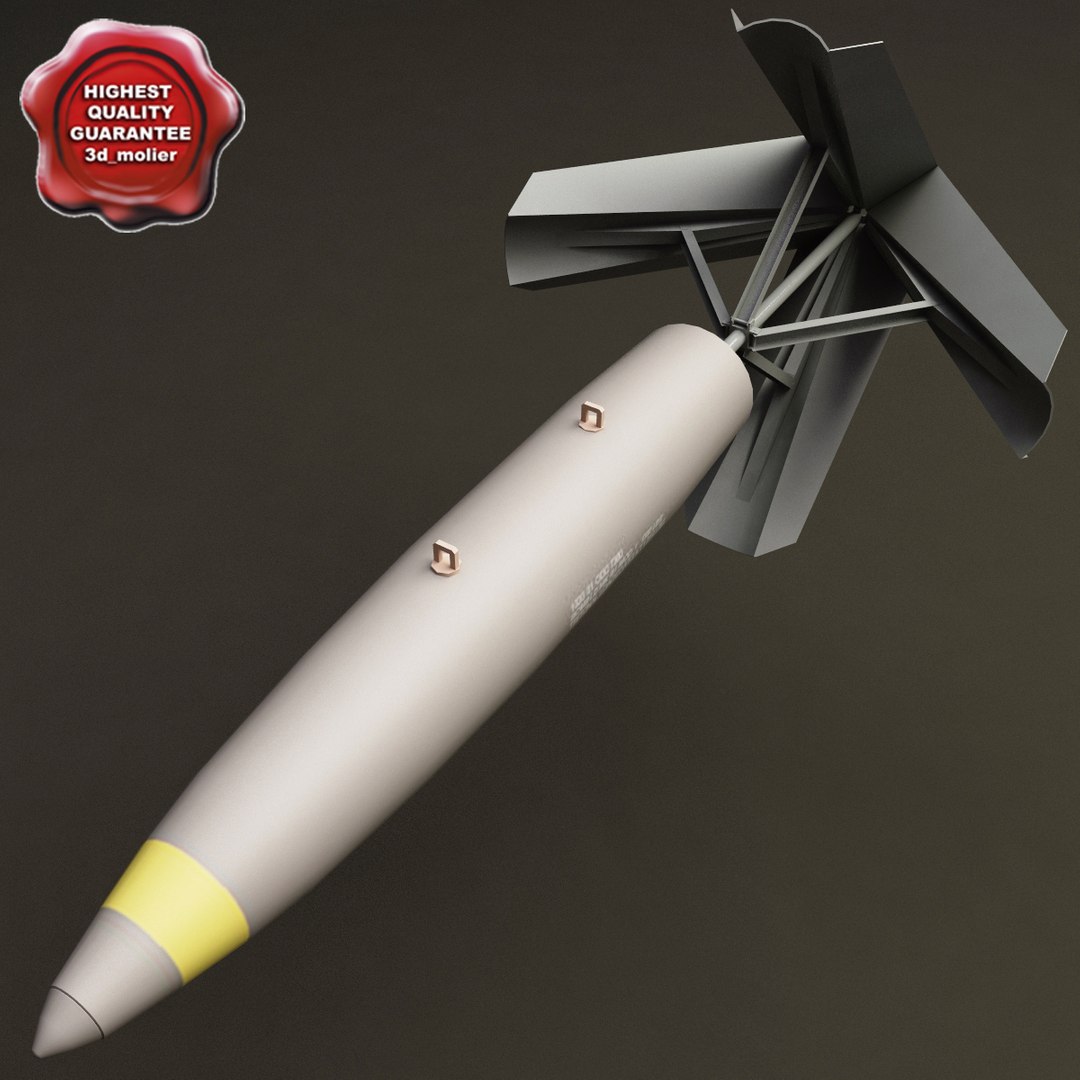 Aircraft Bomb Mk-81 Snakeye 3d Max
