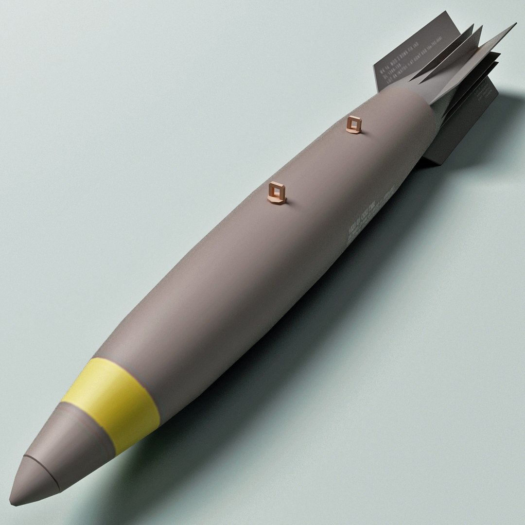 Aircraft Bomb Mk-81 Snakeye 3d Max