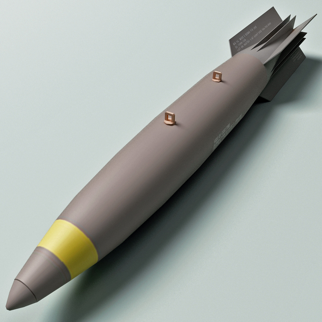 aircraft bomb mk-81 snakeye 3d max