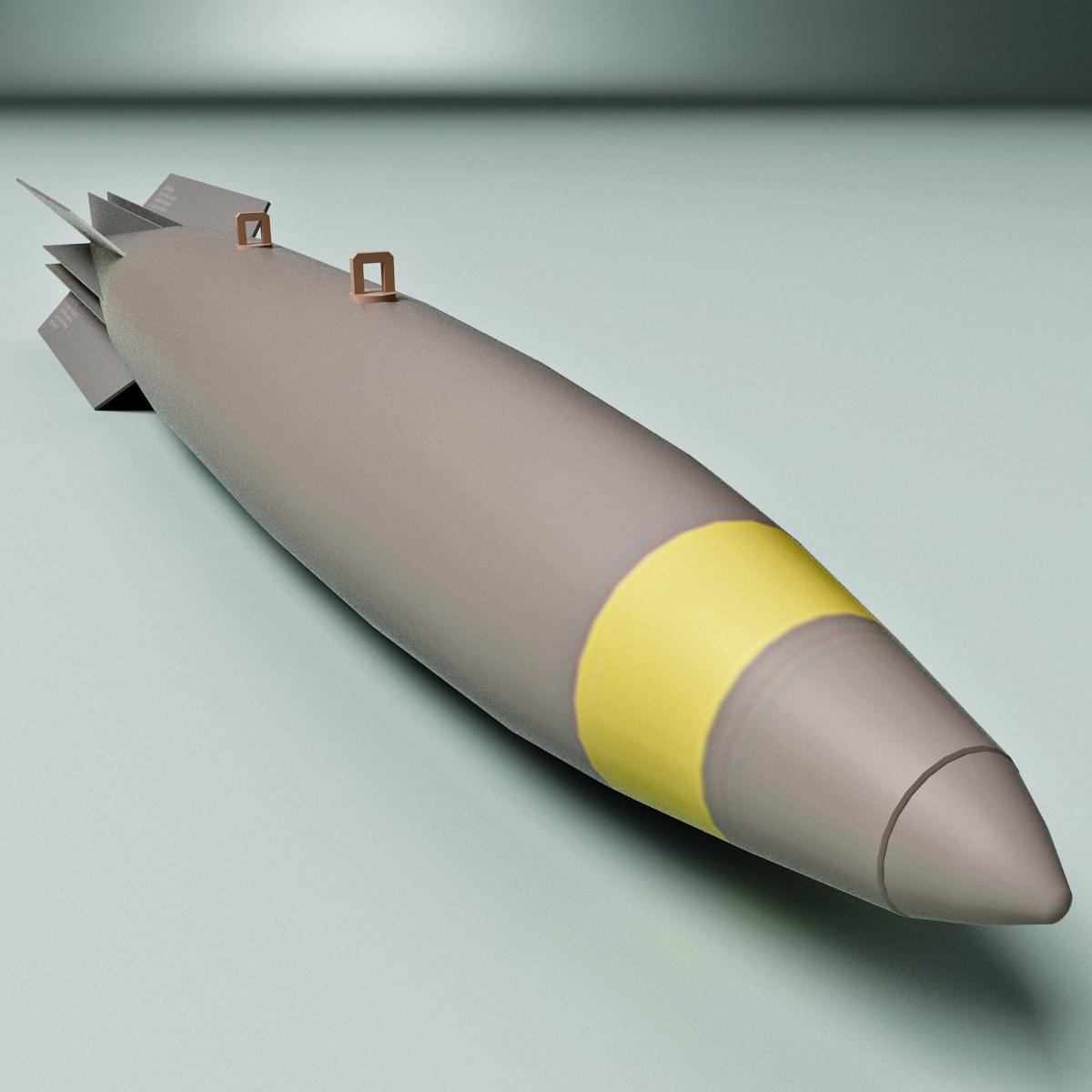 aircraft bomb mk-81 snakeye 3d max
