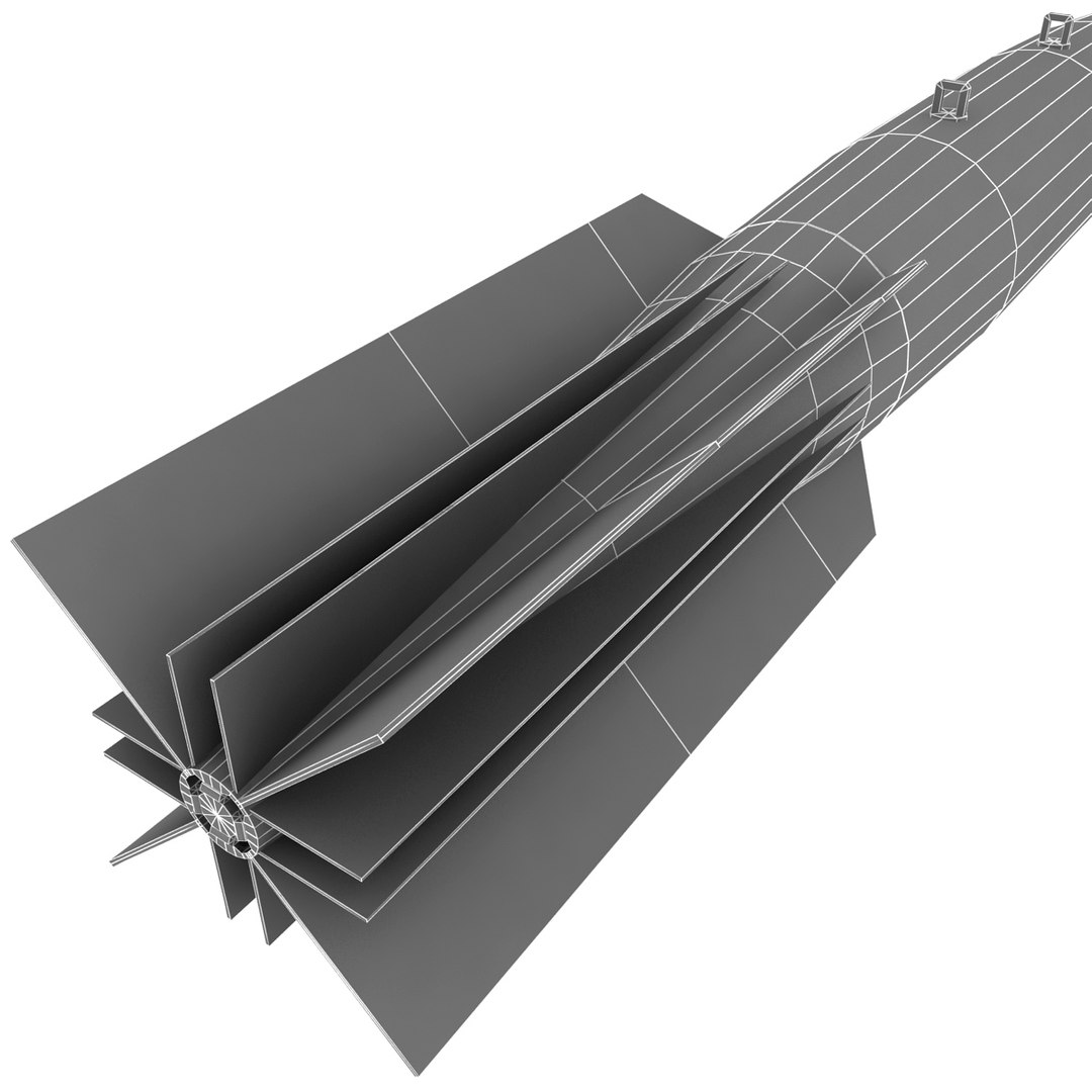 Aircraft Bomb Mk-81 Snakeye 3d Max