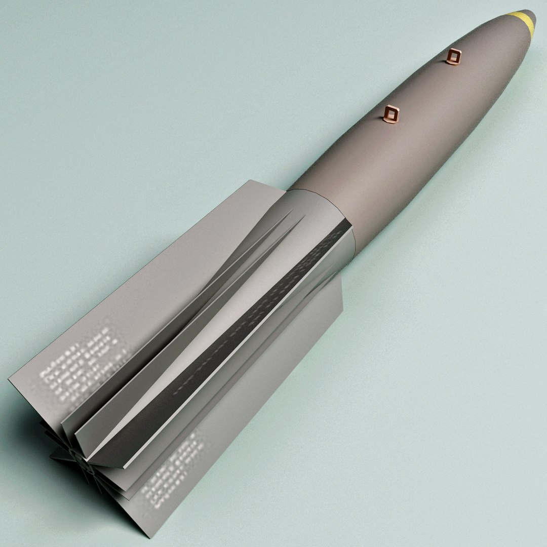 Aircraft Bomb Mk-81 Snakeye 3d Max