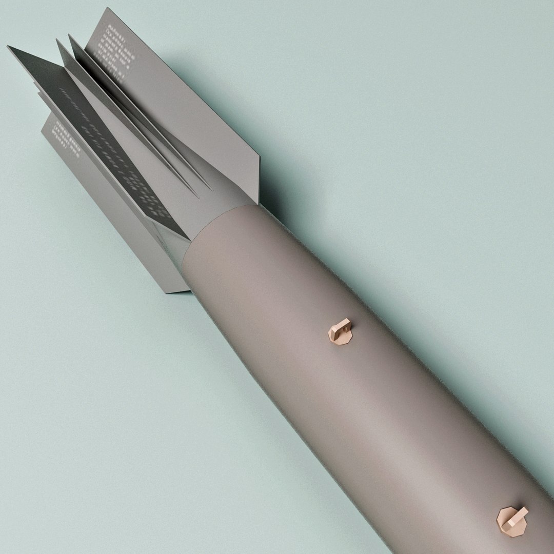 Aircraft Bomb Mk-81 Snakeye 3d Max