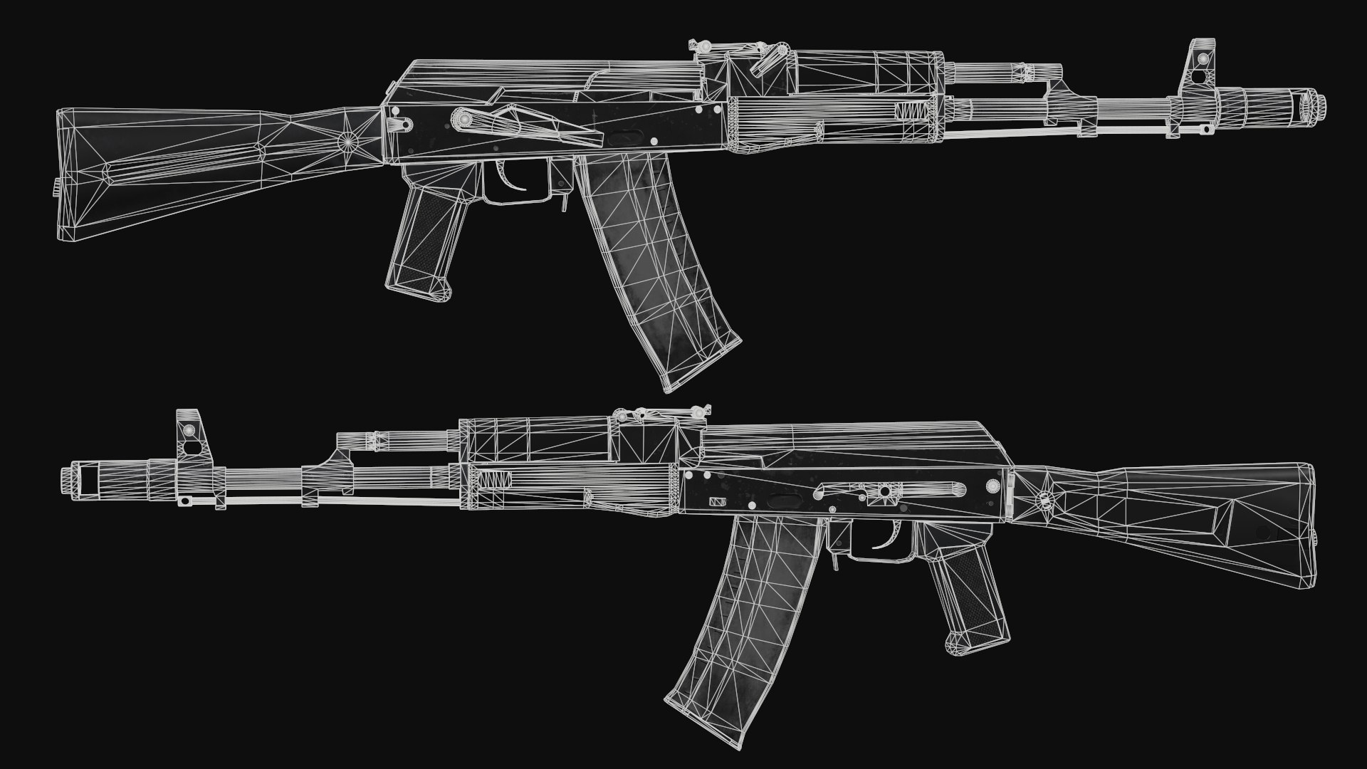 Ak-74m 3D Model - TurboSquid 1517025