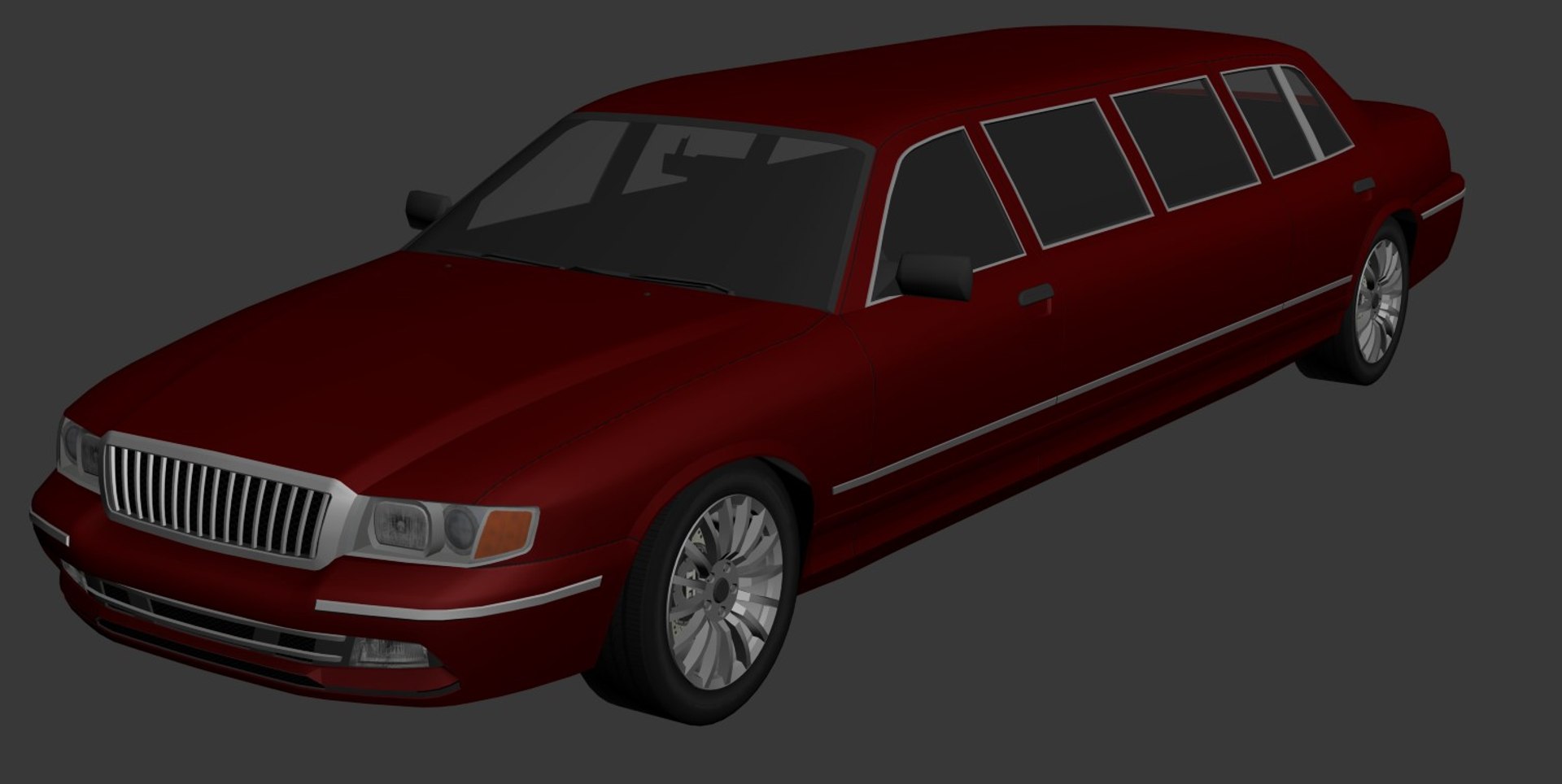 3d Generic Limousine Model