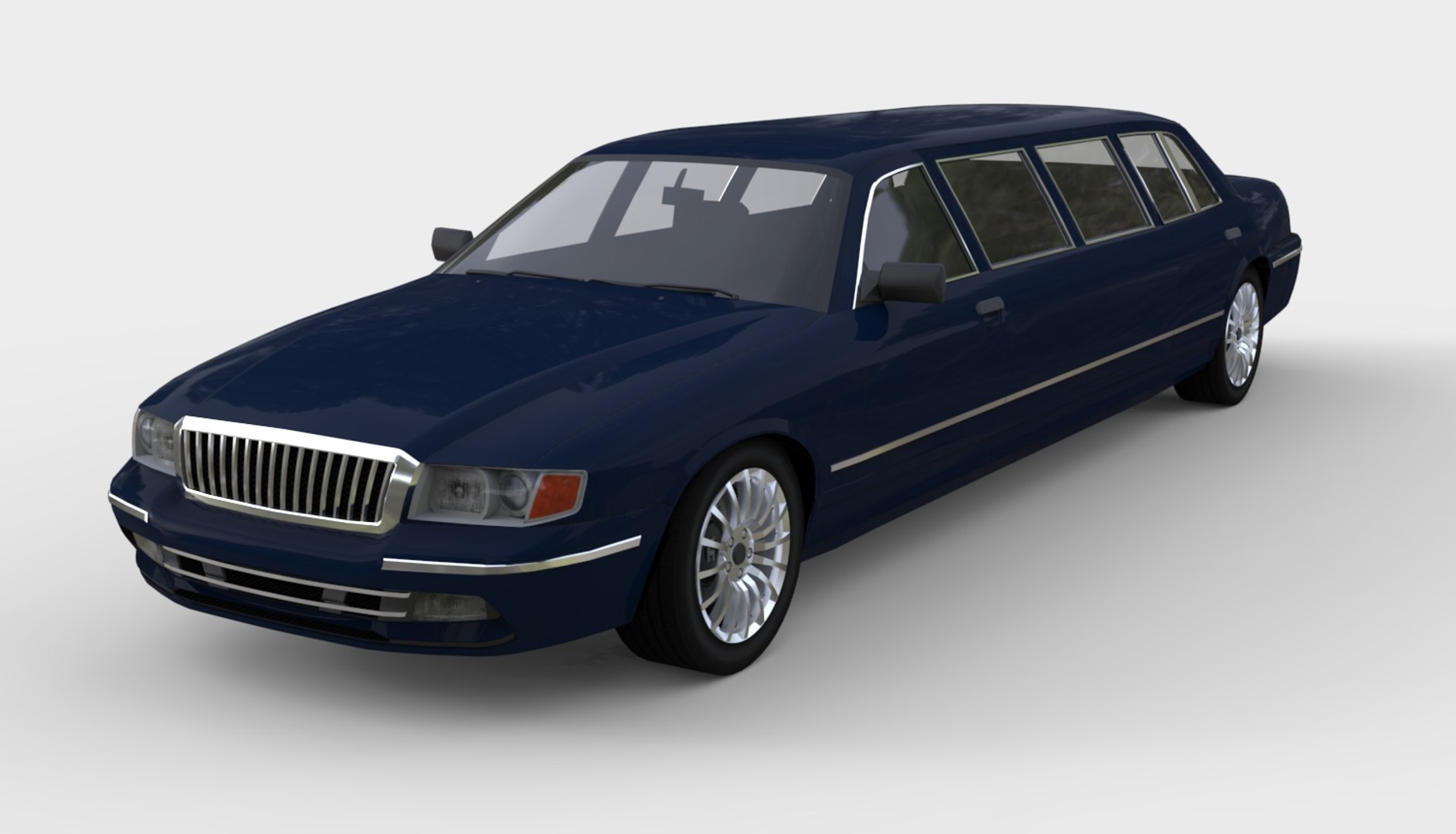 3d Generic Limousine Model