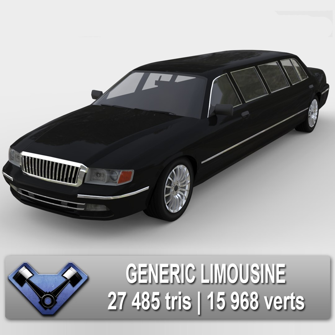 3d Generic Limousine Model