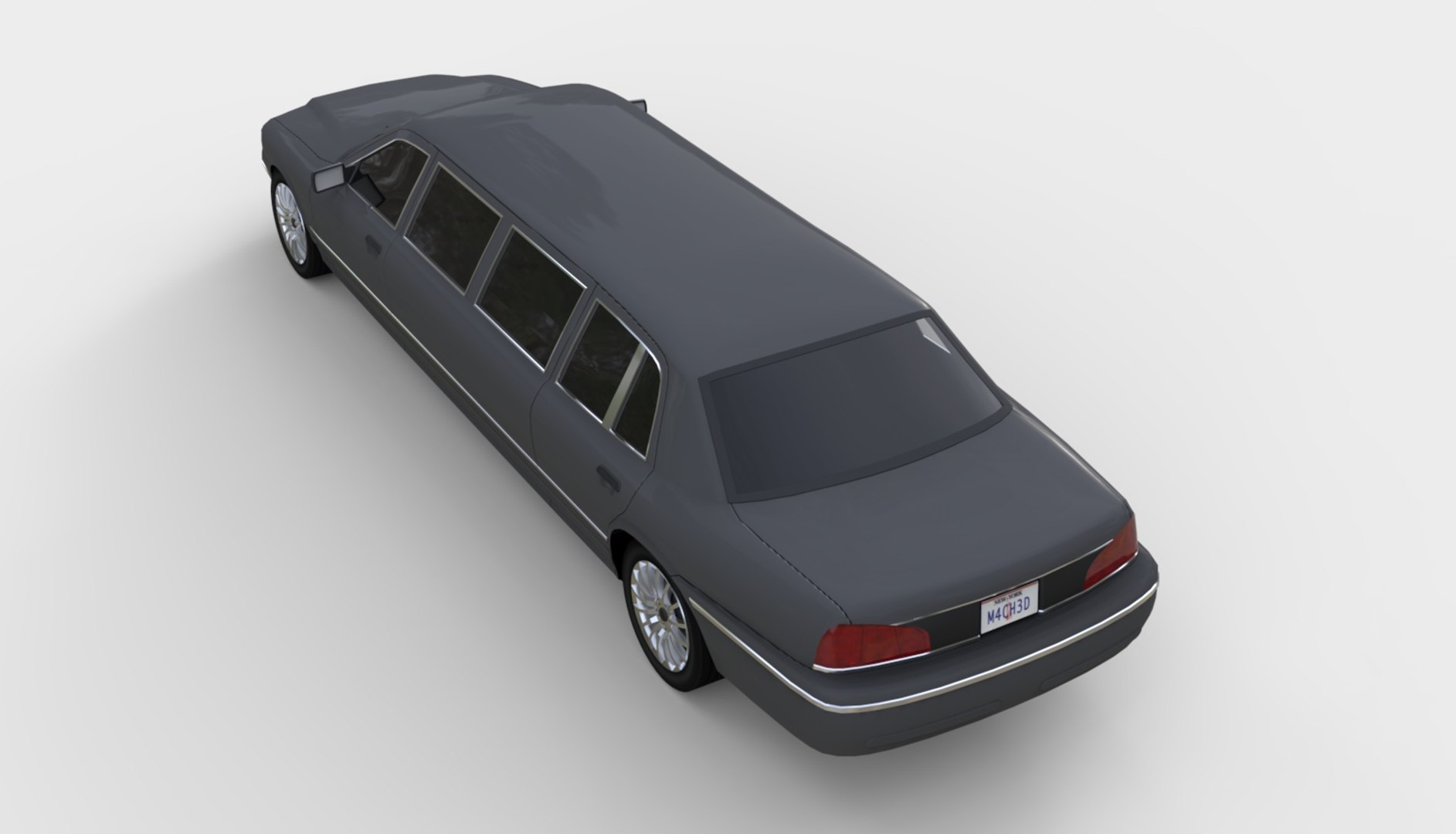 3d Generic Limousine Model