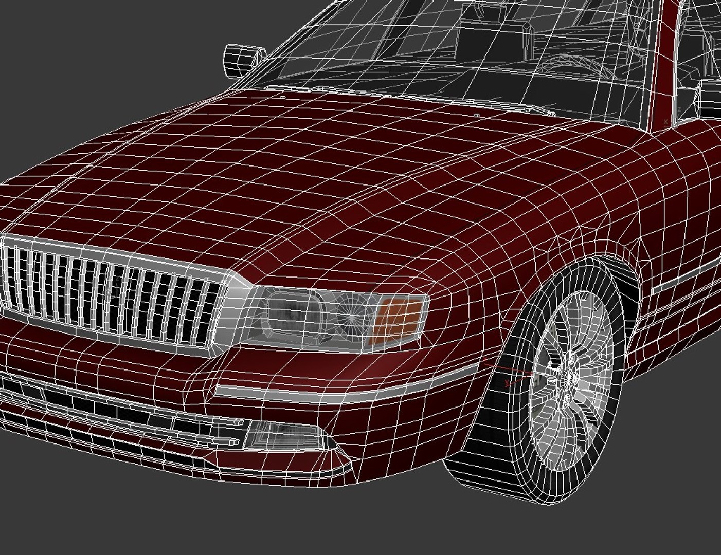 3d Generic Limousine Model