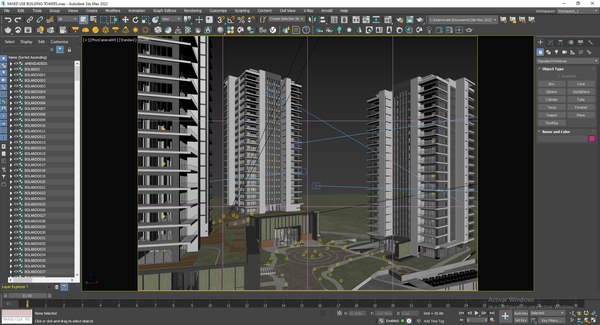modelo 3d Edificios de Uso Mixto - TurboSquid 2007163