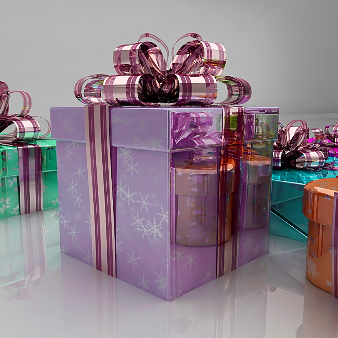 gifts 3d max