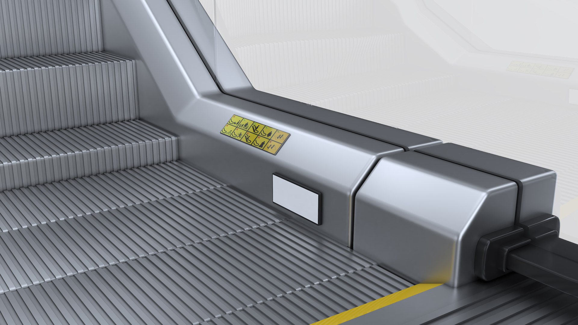 Escalator Model - TurboSquid 2214823
