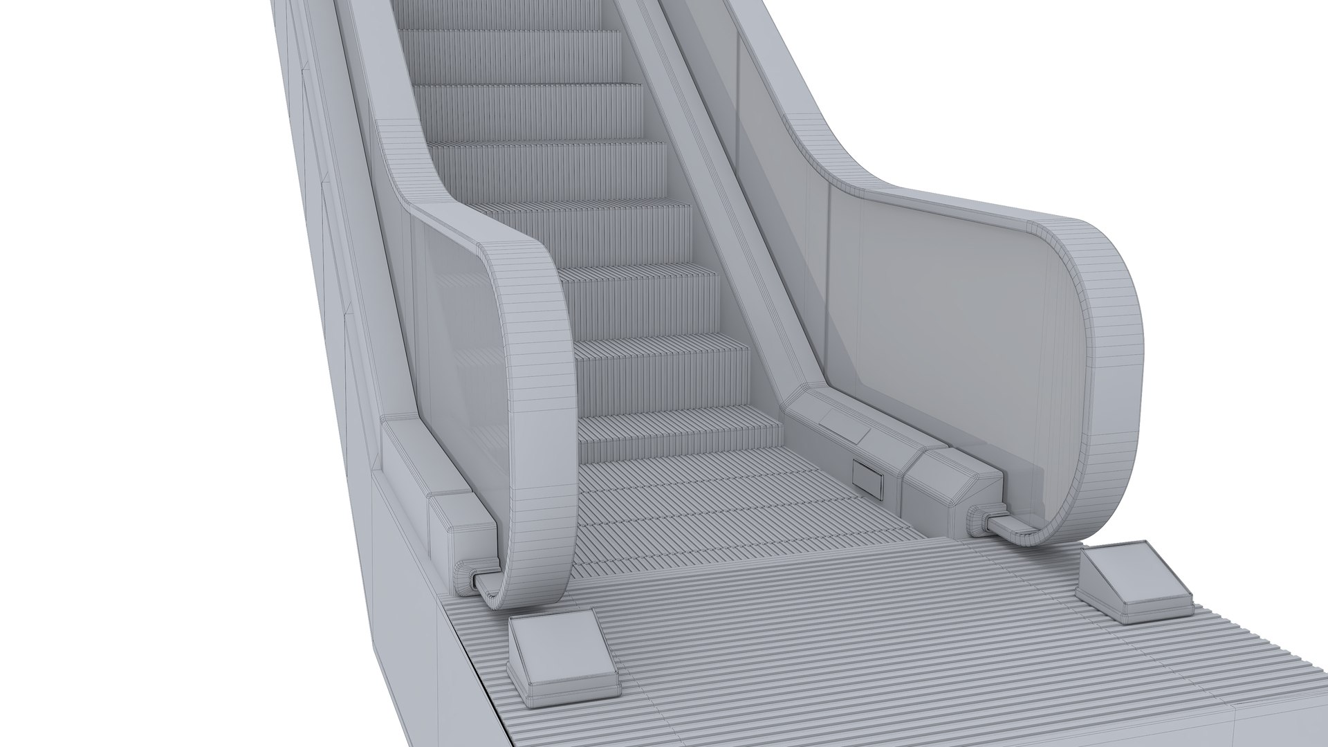 Escalator Model - TurboSquid 2214823