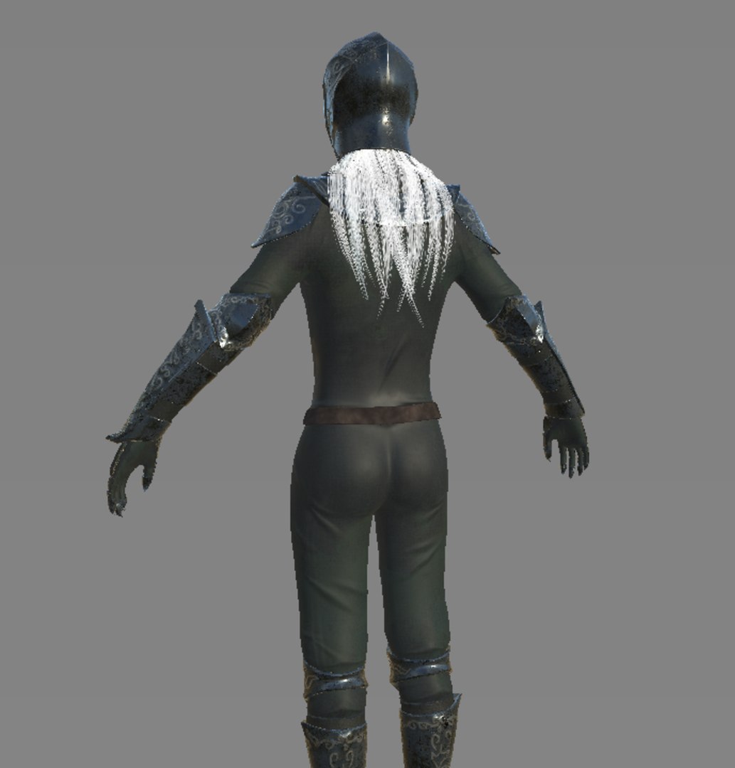 3D Raven Knight Low-poly - TurboSquid 1790930