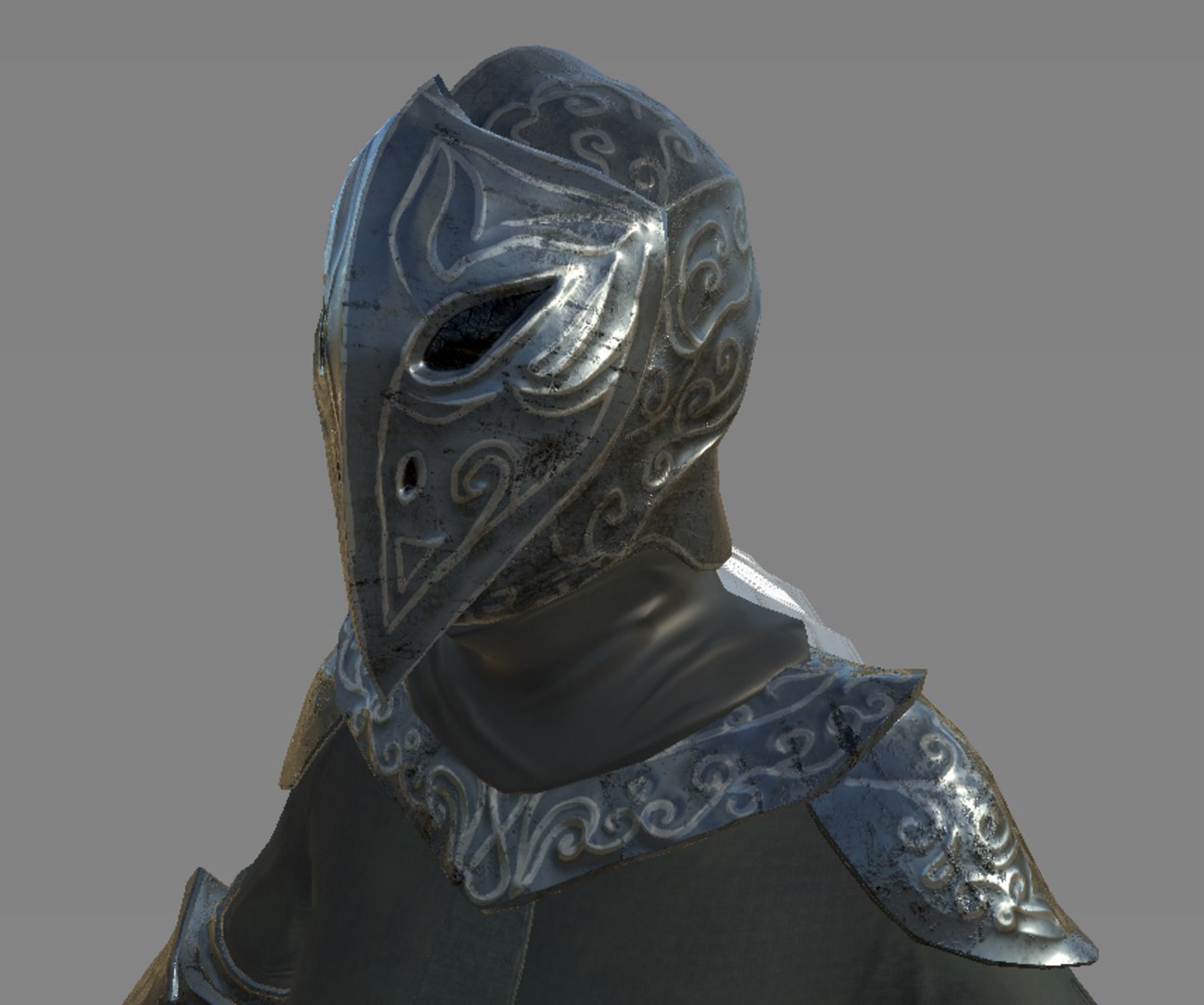 3D Raven Knight Low-poly - TurboSquid 1790930