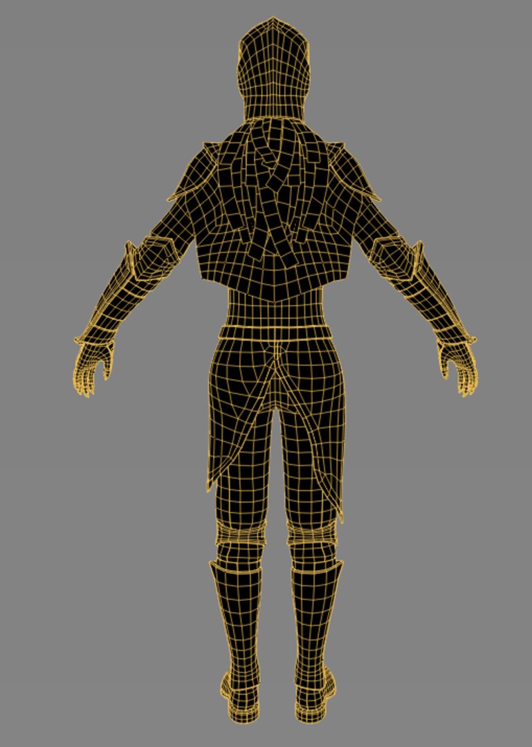 3D Raven Knight Low-poly - TurboSquid 1790930
