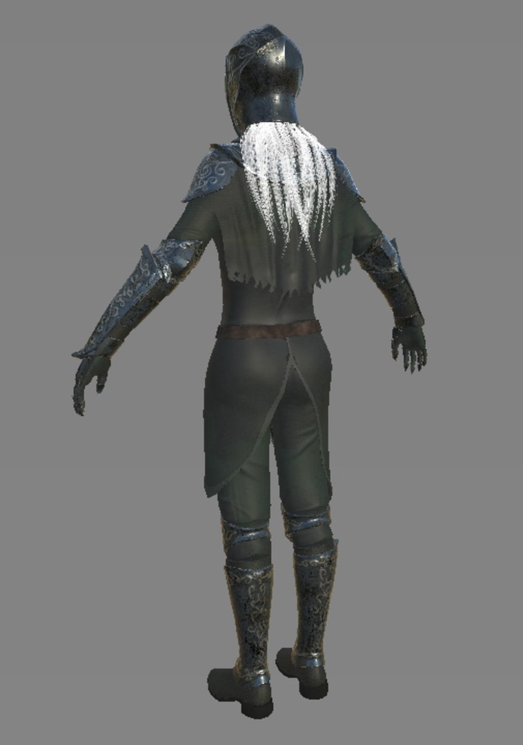 3D Raven Knight Low-poly - TurboSquid 1790930