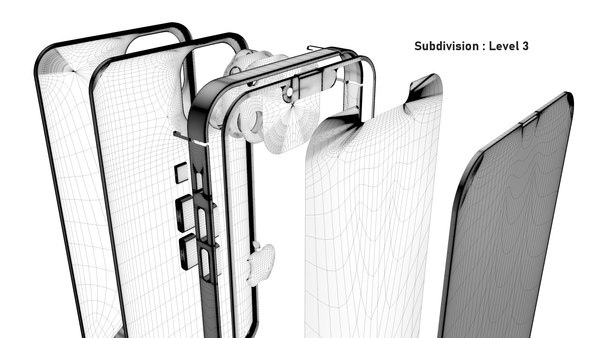 3D Apple iPhone 13 Midnight Pro Scene model - TurboSquid 1791742