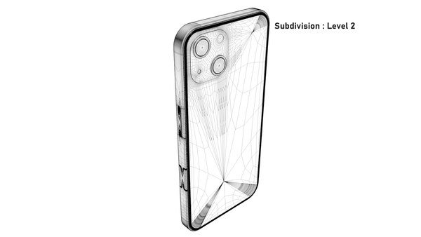 3D Apple iPhone 13 Midnight Pro Scene model - TurboSquid 1791742