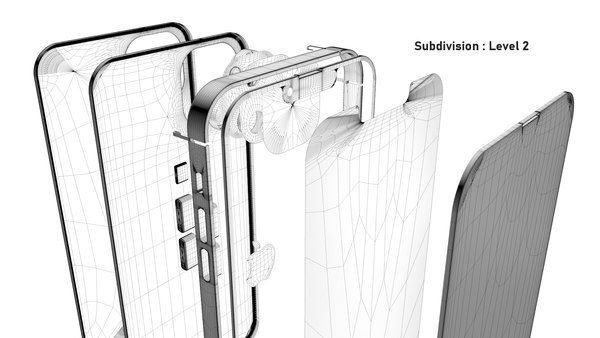 3D Apple iPhone 13 Midnight Pro Scene model - TurboSquid 1791742