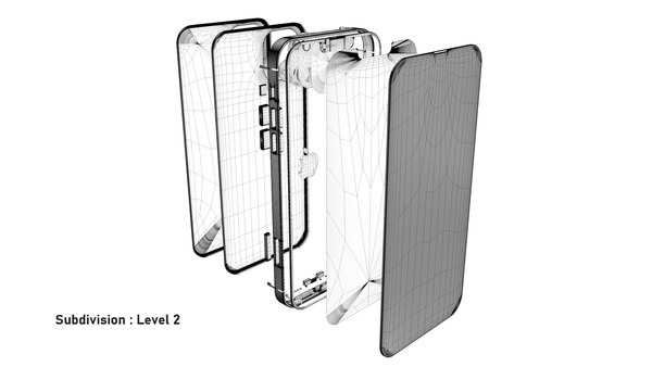 3D Apple iPhone 13 Midnight Pro Scene model - TurboSquid 1791742