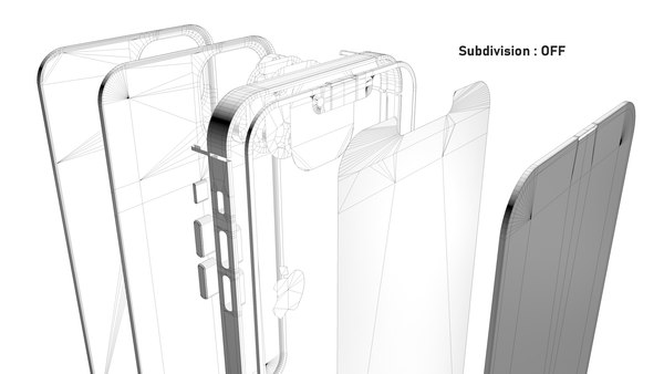 3D Apple iPhone 13 Midnight Pro Scene model - TurboSquid 1791742